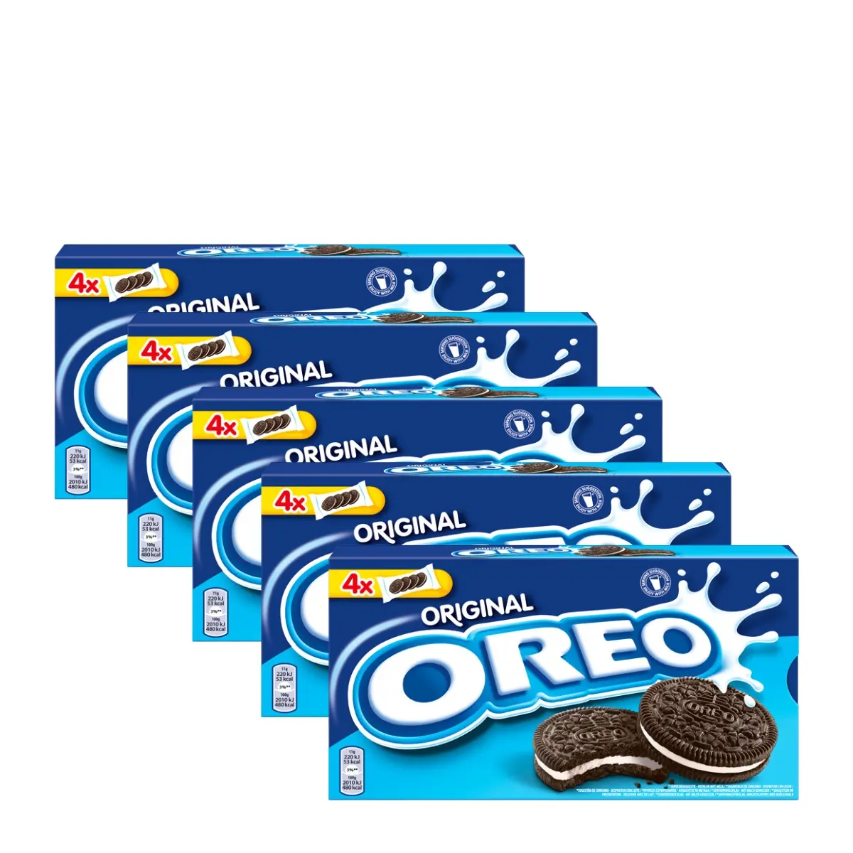 MILKA Čokolada sa Oreo keksom, 176g, 5 komada