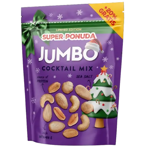 Jumbo Coctail Mix, 180g+20% gratis