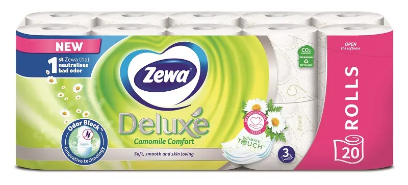 ZEWA Deluxe Troslojni toalet papir, 20 rolni