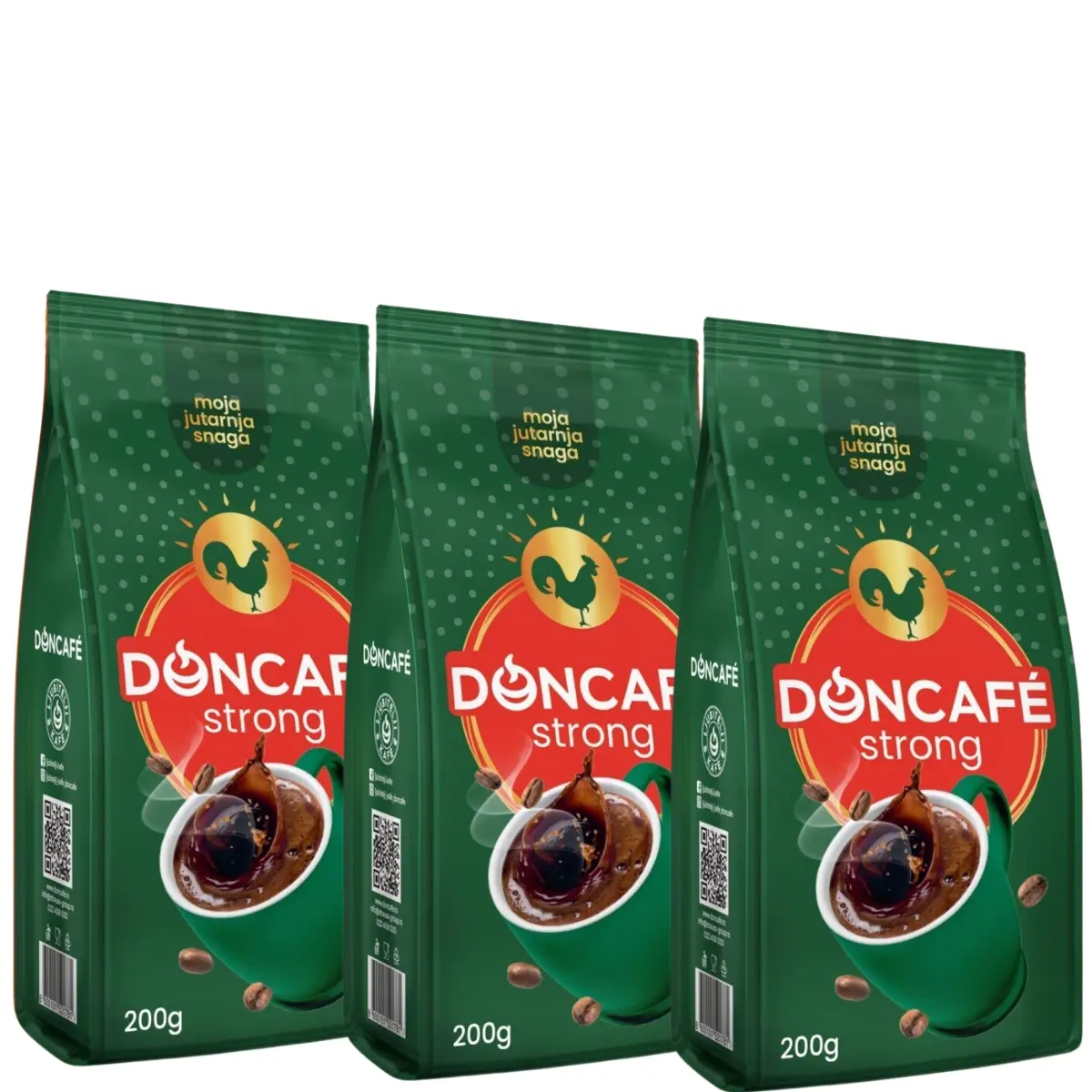 DONCAFE Strong kafa, 200g, 3 komada