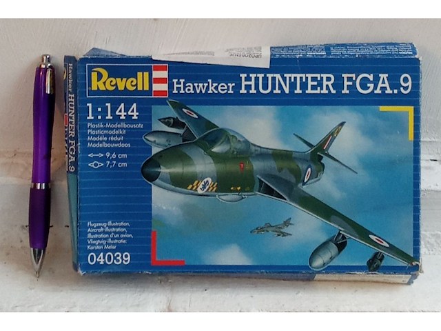 REVELL HAWKER HUNTER FGA 9