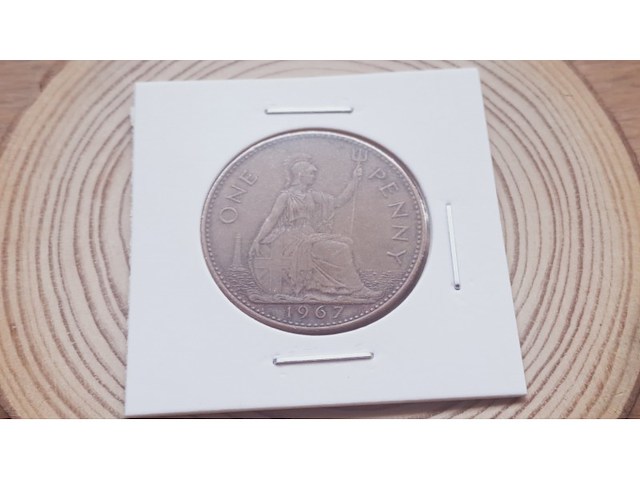 VELIKA BRITANIJA ONE PENNY 1967 GODINA