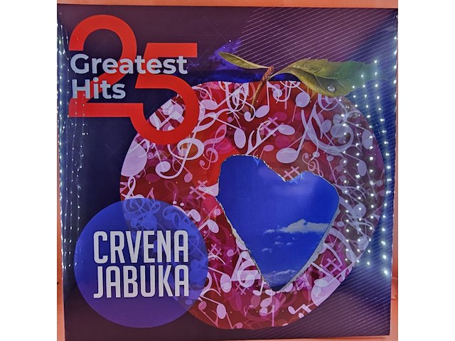 CRVENA JABUKA 25 NAJVECIH HITOVA NA 2 LP NOVO!