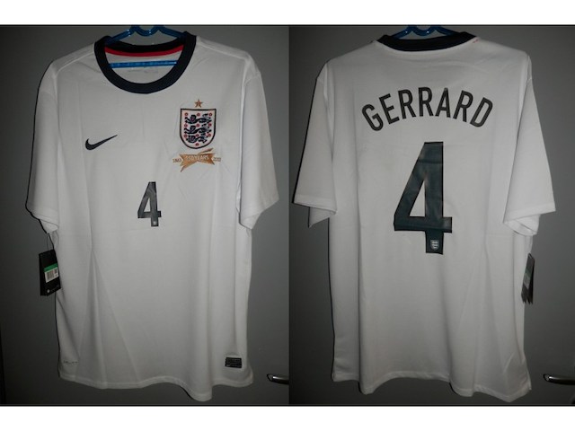 Engleska dres 2013 Steven Gerrard 4 England