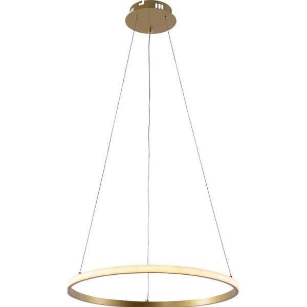 Led visilica CCT 30W 3000K-6000K mat zlatna sa daljinskim