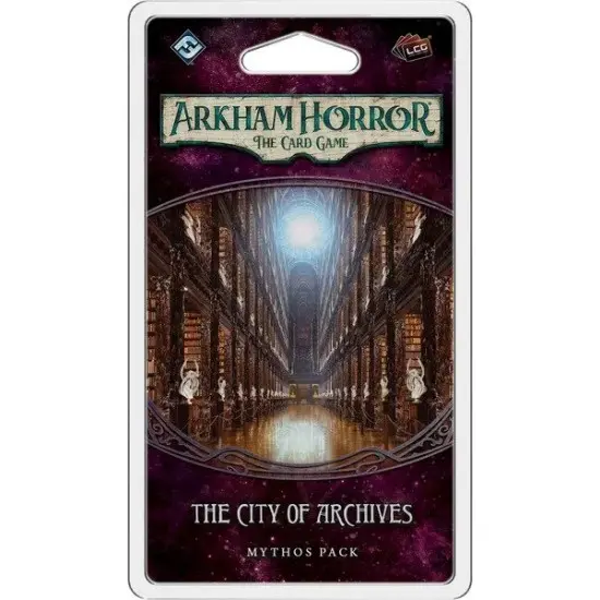 FANTASY FLIGHT GAMES Karte Arkham Horror - The City of Archives - Mythos Pack