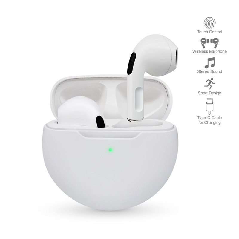 Bluetooth slusalice Airpods T-phox Pro bele HQ