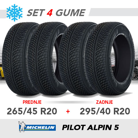 265/45 R20x2 + 295/40 R20x2 MICHELIN PA5 SET 4 GUME