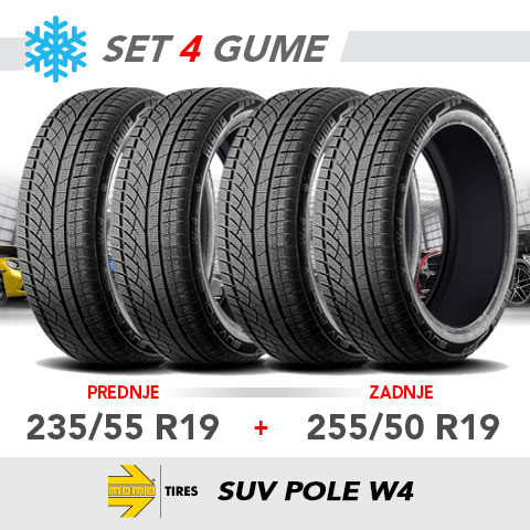 235/55 R19x2 + 255/50 R19x2 MOMO W-4 SET 4 GUME