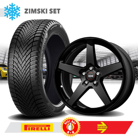 215/65 R17 SET Z PIRELLI + MOMO FIV MB 5/108