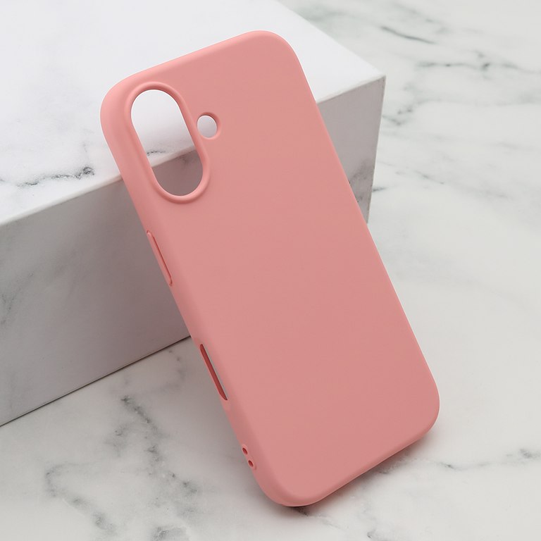 Futrola Soft Silicone za iphone 16 (6.1) roze (MS)