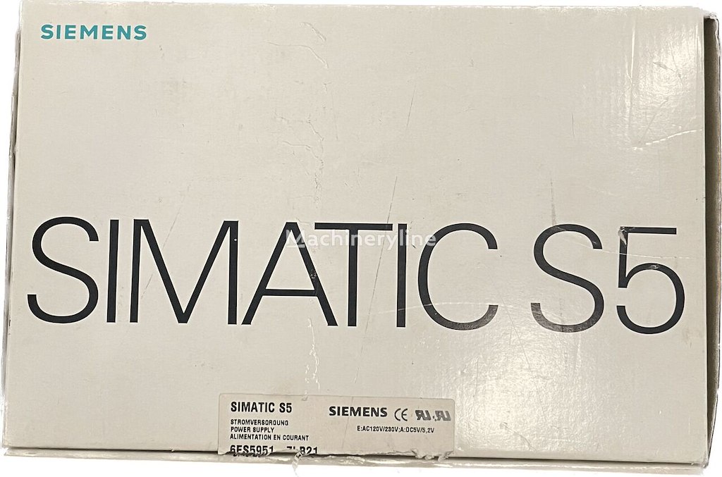 Siemens Simatic S5 6ES5951-7LB21 jedinica za napajanje za industrijske opreme