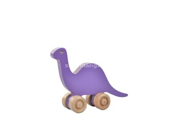 HANAH HOME Drvena igračka Dinosaur Purple