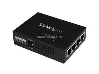 STARTECH 4-Port Gigabit Midspan - PoE+ Injector - 802.3at/af