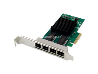 DIGITUS DN-10114 4 port Gigabit Ethernet network card RJ45 PCI Express Intel I350