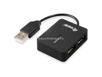 EQUIP 4 Ports Travel USB Hub 128952