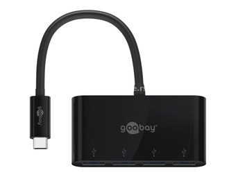 GOOBAY 4-Port USB-C Multiport Adapter