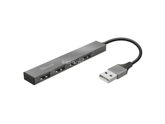 TRUST 23786 Halyx Aluminium 4-Port Mini USB Hub