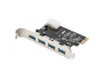 DIGITUS DS-30221-1 4-Port USB 3.0 PCI Express Add-on Card