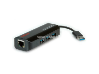 ROLINE 12.02.1107-5 USB 3.0 UTP Converter 5cm 1Gbps black