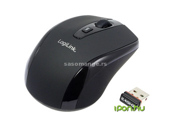 LOGILINK Optical Wireless 2.4 GHz Mini Black