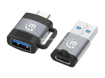 Adapter Manhattan 356329 USB 3.0 - USB-C M/F - F/M set 2 adaptera