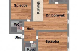 Odlična ponuda,trosoban stan na Klisi -64m2