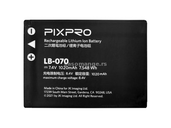 KODAK LB-070 rechargeable battery 1020mAh