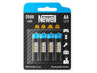 NEWELL AA 2500 mAh 4 pcs rechargeable battery