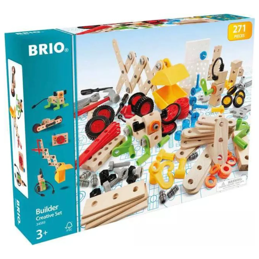 Brio Builder kreativni graditeljski set sa alatom od 271 delova