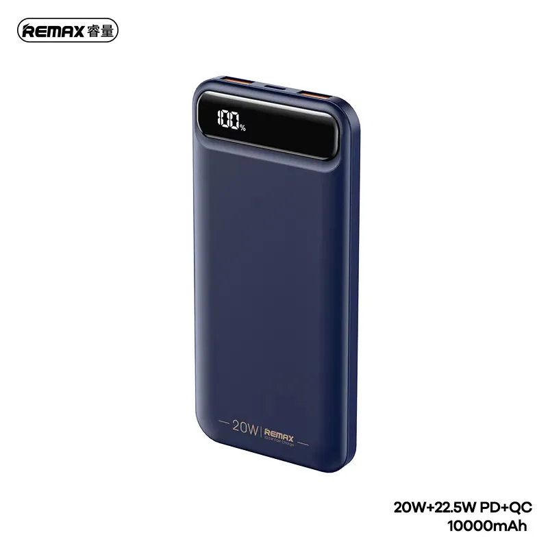 Power Bank REMAX Bole Series RPP-520 PD20W+QC22.5W Fast Charging 10000mAh plavi