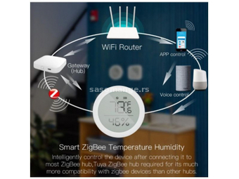 Gembird Zigbee pametni senzor temperature i vlažnosti