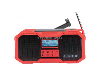 ALBRECHT DR 112 traveller FM műsorvevő radio red