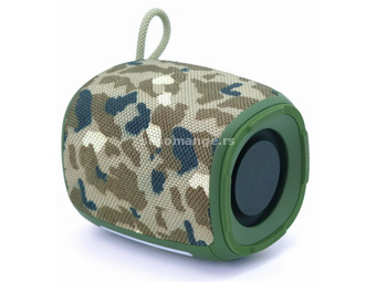 GEMBIRD SPK-BT-LED-03-CM Portable bluetooth speaker camouflage