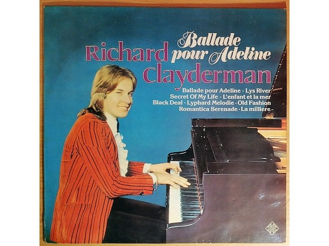 LP RICHARD CLAYDERMAN - Ballade Pour Adeline (1977) VG