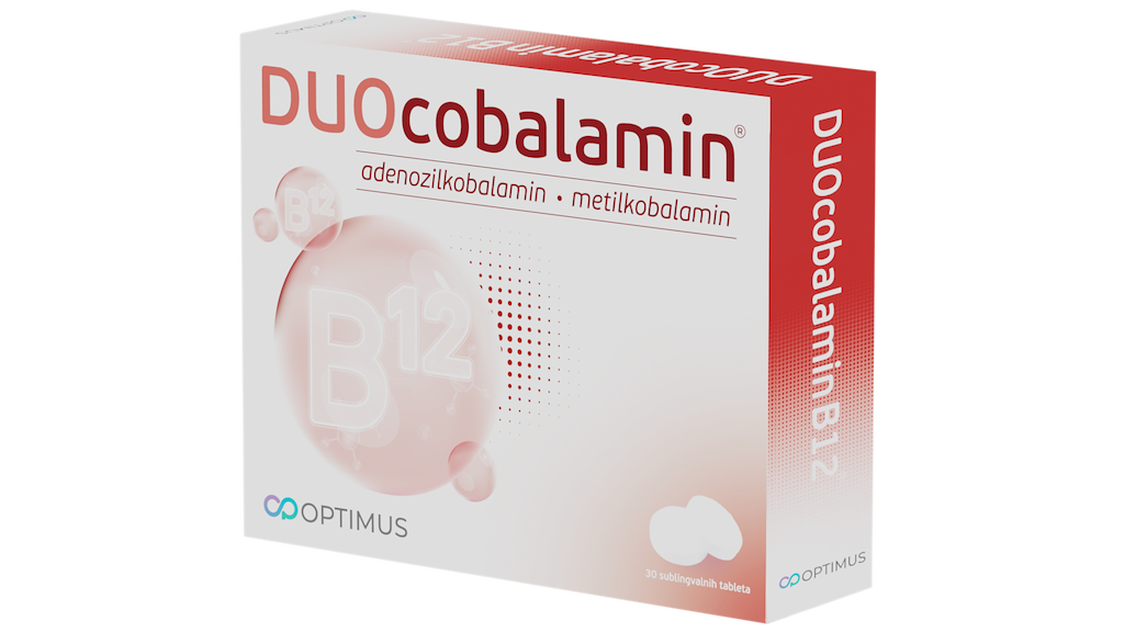 DUOcobalamin B12 sublingvalne tablete 30 kom