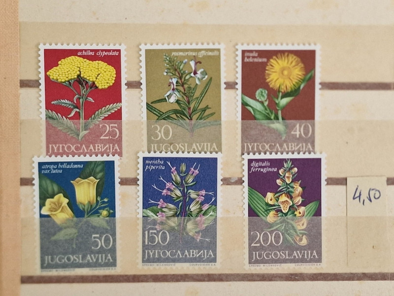 Jugoslavija 1965 **Čista Serija** Flora