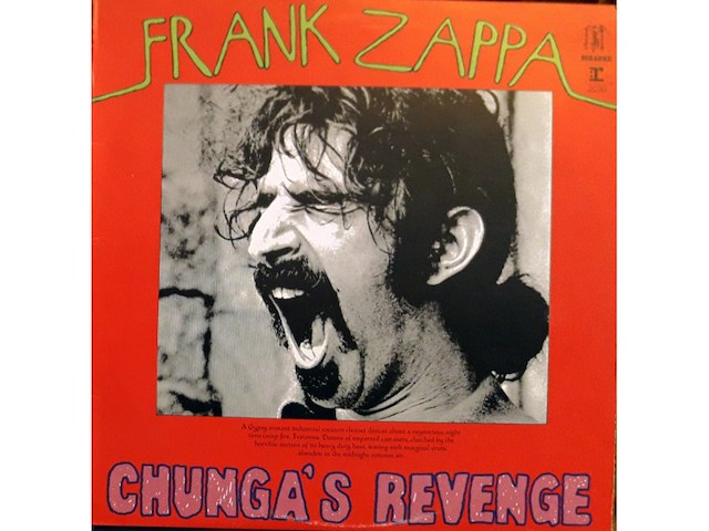 LP*: ZAPPA - Chunga`s Revenge (1973) Canada, MINT