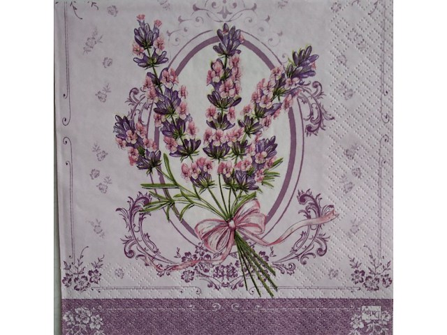 Salveta C_128 - 33x33cm - Cveće Lavanda