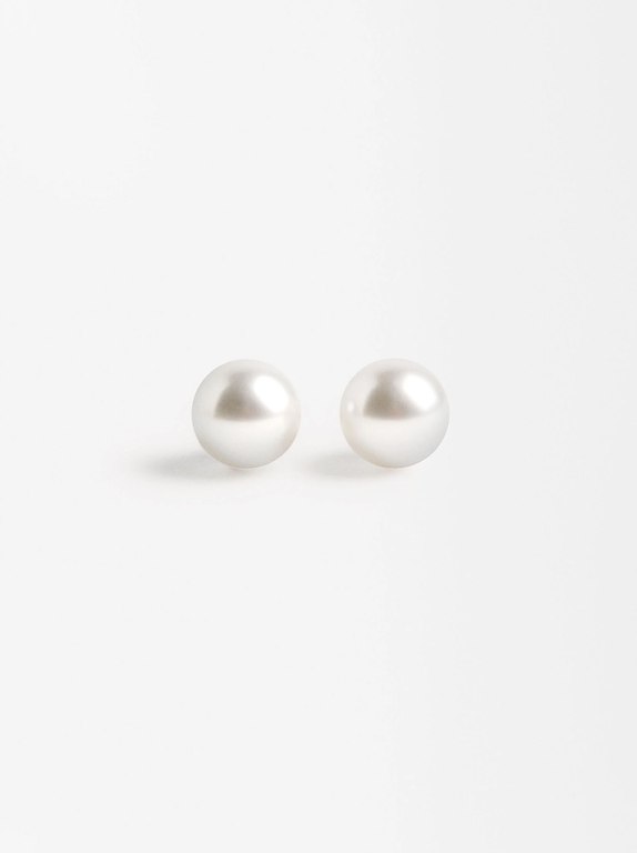 Pearl Earrings - Stainless Steel