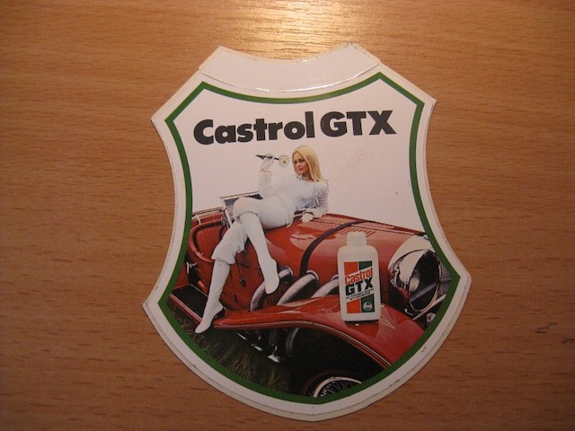 CASTROL GTX - NALEPNICA