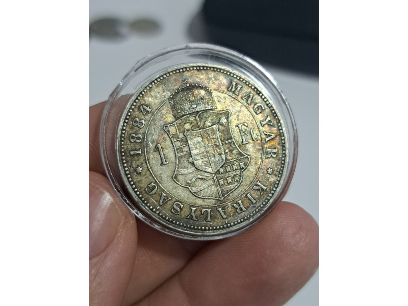 1 Forint 1884 - prelep!