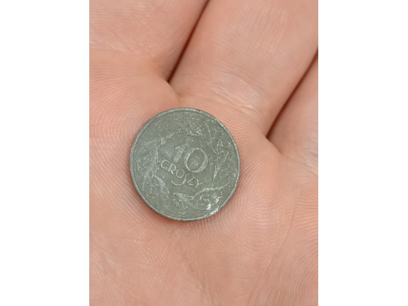 10 groša 1923 Poljska cink