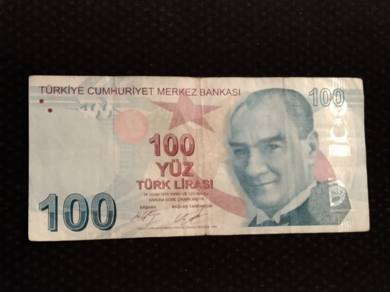 100 lira 2009 turska