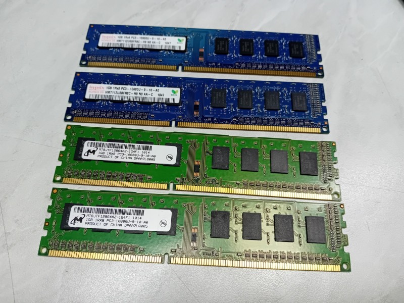 4x 1gb ddr3 1333mhz ispravne