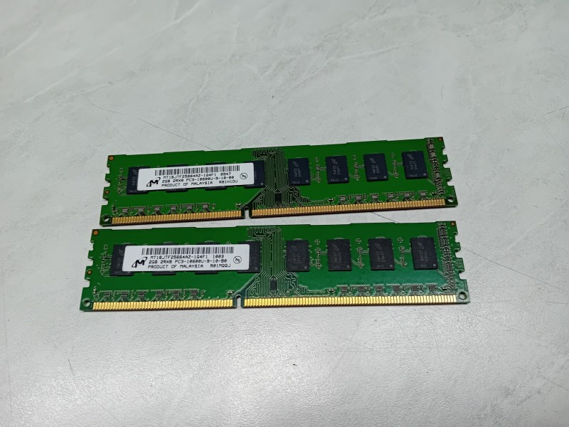 2x2gb ddr3 micron ispravne 1333mhz