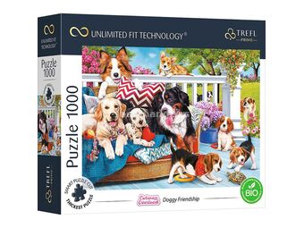 TREFL Puzzle Doggy Love - 1.000 delova