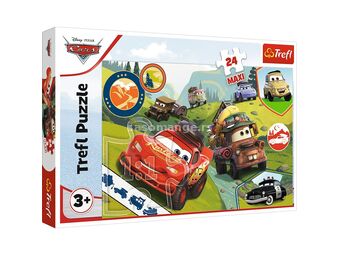 TREFL Puzzle Cars - 24 dela