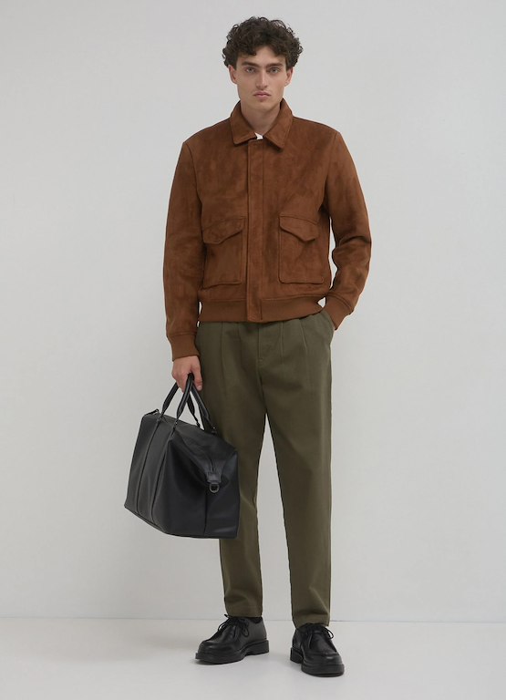 Suede-effect jacket Duvan