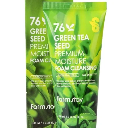 Farmstay Green tea seed premium moisture foam cleansing